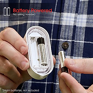 Power Gear Decoy Security Camera, Battery Operated, Flashing Blue LED Light, Easy to Install, Fake Surveillance, Home Protection, Indoor or Outdoor Security, White, 61867