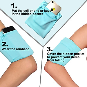 SMALL Cell Phone Armband for Exercise Fitness Training Skating Workouts Working Out Running Walking Yoga Jogging Cellphone Armband Sleeve Pouch Pocket for iPhone 6S 7 8 X XR XS 11 12 14 15 - Red+Black