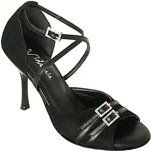 Vida Mia - Valencia Dance Shoes (Tango, Salsa) Womens 38 EUR Black