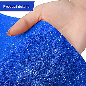 Tatuo Carpet Runner Runway Rug 55 gsm Thickness with Carpet Tape for Wedding graduation party Outdoor indoor Hallway Rug(Glitter Dark Blue, 2.46 x 30 Feet)