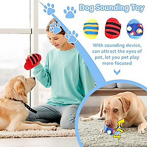 3PCS Small Dog Toys, Cute Slipper Shape Plush Dog Squeaky Toys Puppy Chew Toys Teething Toys Shoes Dog Toy for Small Dogs and Puppies