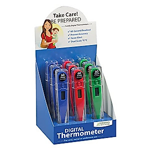 Veridian Healthcare 08-302VC 9-Piece Digital Thermometer Display