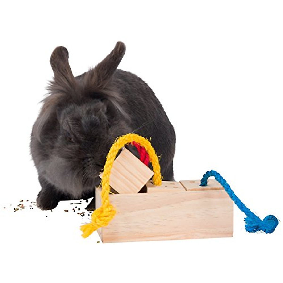 TRIXIE 62815 Small Animal Snack Cube Activity Toy, Natural