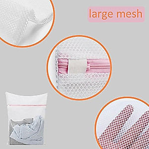Kasiria Laundry Washing Bags,Clothing Washing Bags- 5 Medium for Laundry,Blouse, Hosiery, Stocking, Underwear, Bra and Lingerie, Travel Laundry Bag Pack of 5