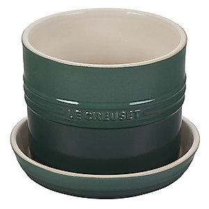 Le Creuset Stoneware Herb Planter, 5.5 Inches, Artichaut