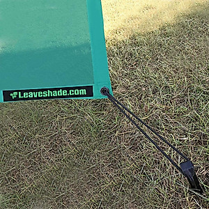 leaveshade RV Awning Side Sun Shade Screen (9'X7' Black Mesh) Camper Sunshade Complete Kits Motorhome Trailer UV Blocker - 3 Year Warranty