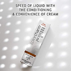 WELLA colorcharm Permanent Gel Haircolor, With Long Lasting Gelfus Technology, For Gray Coverage, 5A Light Ash Brown, 2 oz