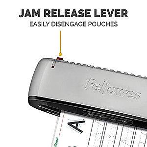 Fellowes Saturn 3i 95 Thermal Laminator Machine for Home or Office with Pouch Starter Kit, 9.5 inch, Fast Warm-Up, Jam-Free Design(5735801)