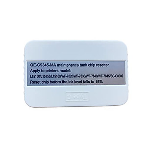 C9345 Maintenance Chip Resetter for Epson L15150 L15160 L15158 L15168 L6578 WF-7820 7830 7840 4830 4820 3820 ET-16150 16600 16650 (Maintenance Tank chip Resetter)