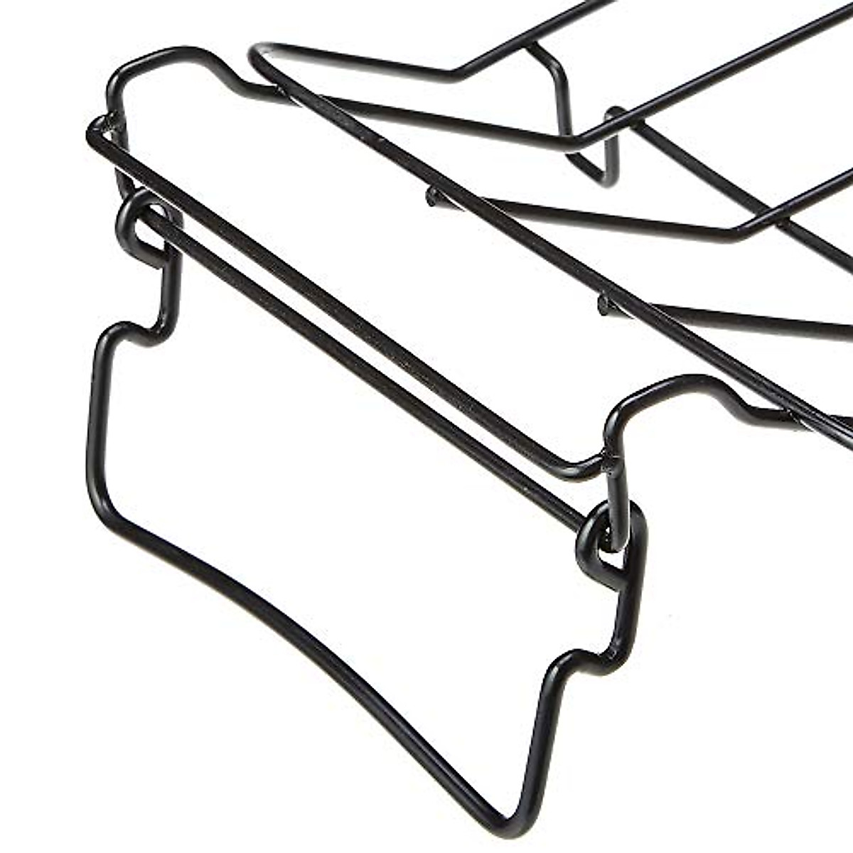 Goodcook Quick Roaster Pan and locking rack, with juice gathering pools for easier, safer, faster basting, 17x12x3 inches, Grey