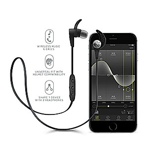 JayBird X3 Sport Bluetooth Headset for iPhone and Android – Blackout