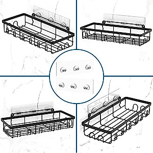 Shower Caddy Adhesive Strip, Sticky Adhesive Pad for Shower Organizer Basket, Kitchen Racks, Bathroom Storage Shelves