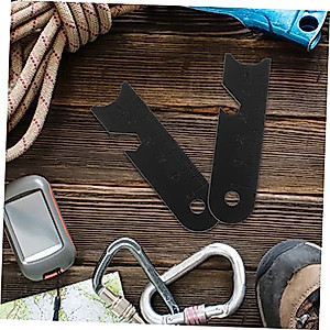 FAVOMOTO 10pcs Ferrocerium Stone Living Striker Scraper Keychain Activity Scrapers Fire Premium Function Lighter Starter Drilled Emergency Flint Flintstone Backing Rod Lightweight Outdoor