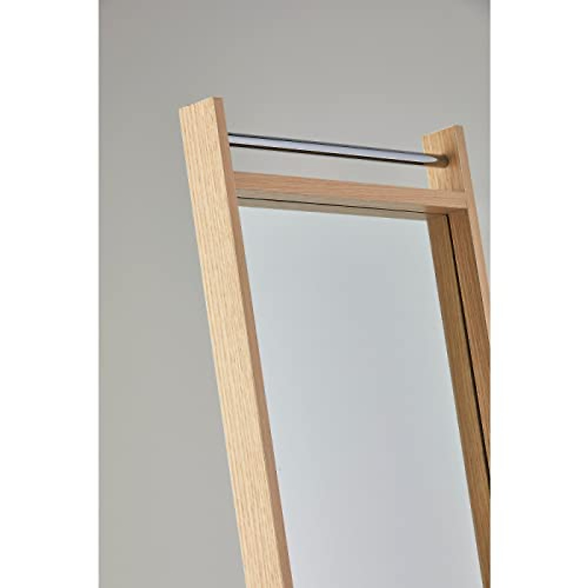 Adesso WK1117-12 Abigail Floor Mirror, Chrome