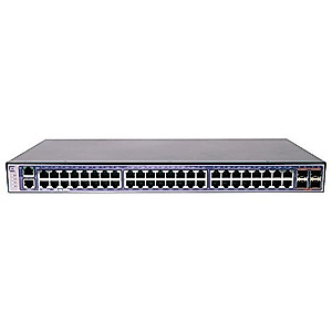 Extreme Networks - 220-Series 48 Port 10/100/1000BASE-T PoE+ 4 10GbE unpopulated SFP+ Ports (2 LRM Capable) 1 Fixed AC PSU 1 RPS Port L2 Switching with RIP and Static Routes