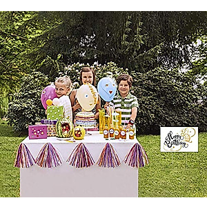 Blank Yard Signs With Stakes, 2 Pack 18 x 12 Inches White Plastic Yard Lawn Sign For Happy Birthday,Garage Sale Signs, Rent, Guidepost Decorations, Blank Lawn Signs With Stakes