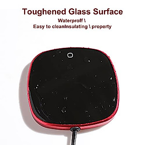 Coffee Mug Warmer, Smart Cup Warmer for Desk with Auto Shut Off, Electric Beverage Warmer with 2 Temperature Settings, Candle Wax Cup Warmer Heating Plate for Hot Tea, Water, Cocoa, Milk