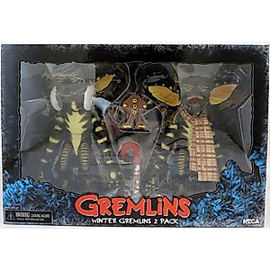 NECA Gremlins: Christmas Carol Winter Scene - Clothed 7" Scale Action Figures Set of 2