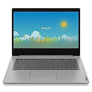 Lenovo Ideapad 3 Laptop, 14" HD Non-Touch Display, Intel Pentium Silver N5030 Quad-Core Processor, 4GB RAM, 128GB SSD, HDMI, Webcam, Wi-Fi, Windows 10 Home, Platinum Grey