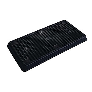 Eagle 1677BLK Containment Utility Tray, 36" Length x 18" Width x 2" Height, Black