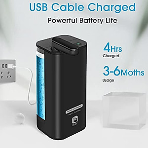 Automatic Soap Dispenser Touchless for Kitchen Sink,Rechargeable Hands Free Liquid Soap Pump Dispenser for Bathroom