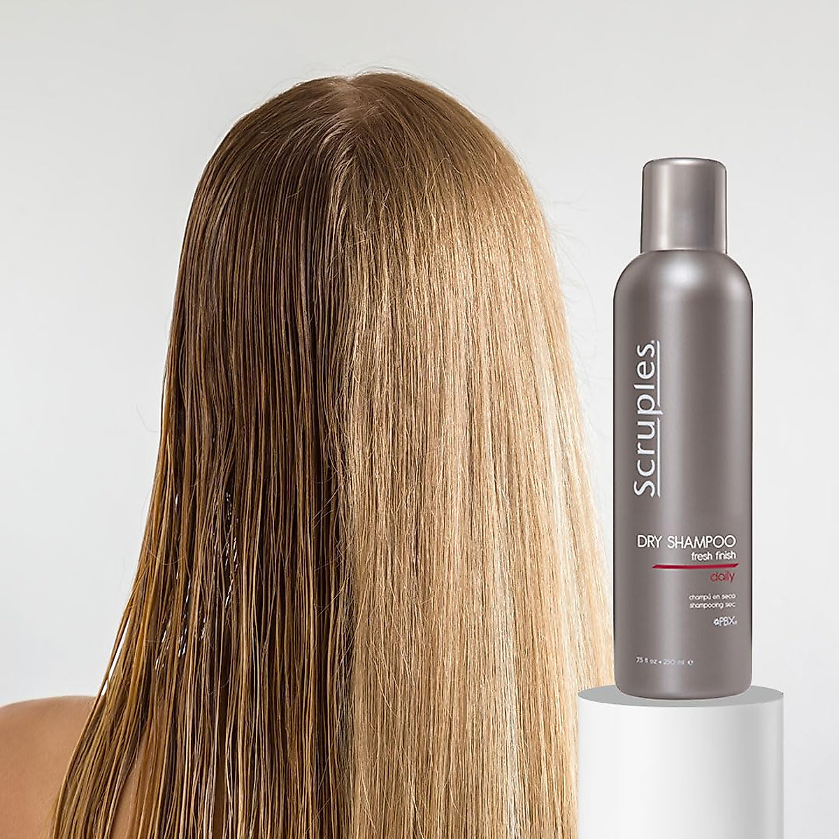 Scruples Dry Shampoo Fresh Finish - Multipurpose Dry Shampoo & Texturizing Spray for Refreshed Hair - Powder Spray Shampoo to Add Volume - Salon Quality, Premium Hair Care for All Hair Types (7.5 oz)