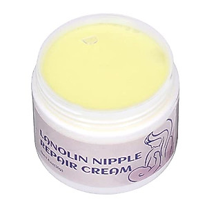 Organic Nipple Balm, 30g, Lanolin Nipple Butter Gentle Moisturizing Prevent Chapping Baby Nipple Repair Cream for Nursing Mom Lactating Mother