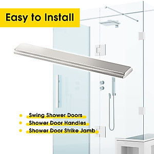 Shower Door Magnet - 2-1/2" Replacement Magnets for Sliding and Swing Shower Doors, Suitable for Glass Doors