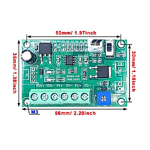 DC 12V 24V 4A 2-Way Adjustable PWM Fan Speed Controller, Automatic PC CPU Case Fan Temperature Control Governor with Sensor Universal for 2 3 4-Wire DC Fan
