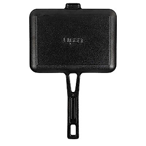 UPAN The Cast Iron Sausage Pan - Pre Seasoned Square Grill Pan for Kitchen and Outdoor Use.