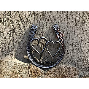 6th anniversary gift, iron anniversary, iron anniversary gift, iron gift, 6th anniversary gift for her,iron horseshoe,iron hearts,iron gifts