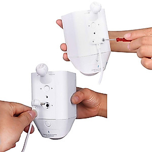 8.2ft Weatherproof DC Extension Cord for Ring Spotlight Cam Battery Solar Panel for Maximum Sunlight Exposure