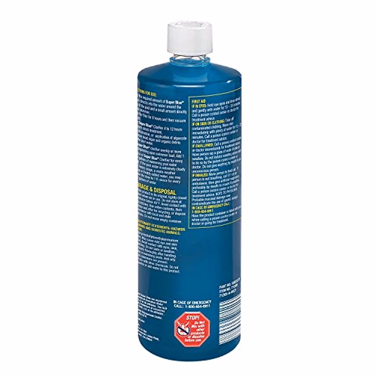 GLB 71205-SP-04BX Super Blue Pool Clarifier, 1-Quart, 4-Pack