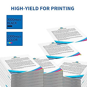 Lobung Remanufactured Toner Cartridge Replacement for Brother TN227 TN-227 TN227BK TN227C TN227M TN227Y High Yield with HL-L3290CDW HL-L3210CW MFC-L3750CDW MFC-L3710CW Printer (4 Pack)