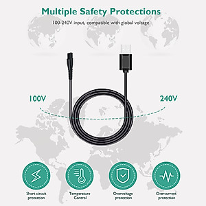 USB Charging Cord Compatible with Skull Pitbull, Palm, Butterfly Kiss and Beast Clipper PRO Shaver, Charger Adapter for Skull Pitbull Gold PRO Pitbull Platinum PRO Pitbull Silver PRO Razor Cord