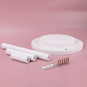 HAPOO Cake Stand 3 Tiered Serving Tray Dessert Stand for Birthday Party Wedding Round Cupcake Display Tower Stand