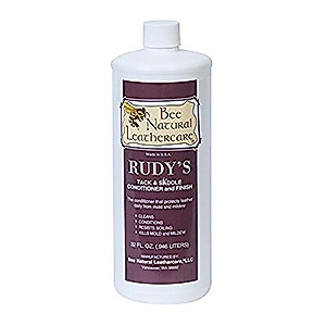 Bee Natural Rudy's Leather Conditioner, 1 quart, Clear