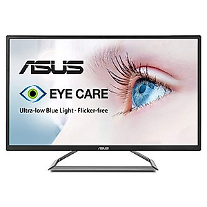 ASUS VA32UQ 31.5” HDR Monitor 4K (3840 x 2160) FreeSync Eye Care DisplayPort HDMI HDR10,Black