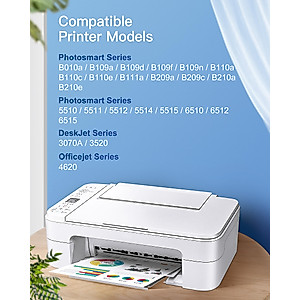 GPC Image Compatible Ink Cartridge Replacement for HP 564XL 564 XL Compatible with DeskJet 3520 3522 Officejet 4620 Photosmart 5520 6510 7520 7525 Printer (2 Black 1 Cyan 1 Magenta 1 Yellow, 5 Pack)