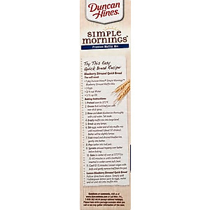 Duncan Hines Simple Mornings Blueberry Streusel Premium Muffin Mix, 20.5 oz