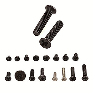 ZHIMING 320Pcs Laptop Computer Notebook Screws Kit Assemble Fastening Flat Head Black Repair Tool Use for IBM Dell Lenovo Samsung