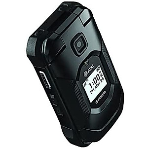 Kyocera Duraxe E4830 Epic AT&T Flip Smart Phone 16GB Rugged PTT Wi-Fi LTE Black (Renewed)