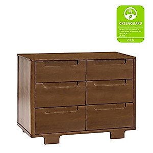 Babyletto Yuzu 6-Drawer Dresser in Natural Walnut, Greenguard Gold Certified