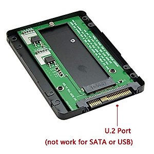 CHENYANG SFF-8639 NVME U.2 to NGFF M.2 M-Key PCIe SSD Case Enclosure for Mainboard PCI-E 4X SSD 750 p3600 p3700
