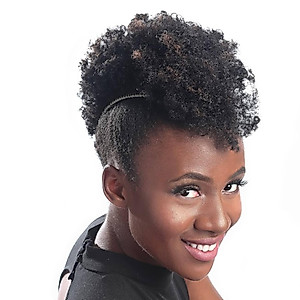 HairZing Stretchy Banana Hair Clip - Sturdy Hold, No Damage, Creases or Pain (Satin Cord) (Black, Large)