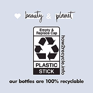 Love Beauty And Planet Deodorant Water and Mimosa Flower, Coconut, 2.95 Oz, Pack of 4