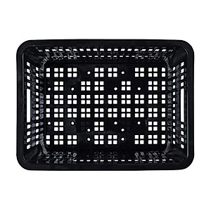 Basil Unisex – Adult's Crate S Bicycle Box for The Front Pannier Rack, Black, 40 cm x 29 cm x 21 cm