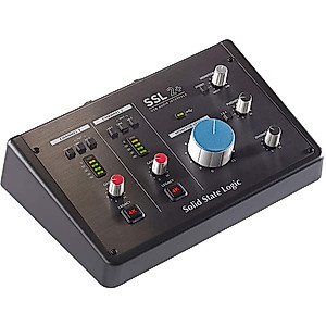 Solid State Logic SSL-2+ USB Audio Interface Bundle with Studio Monitor Headphone, 2x MIDI Cable & 2x XLR Cable