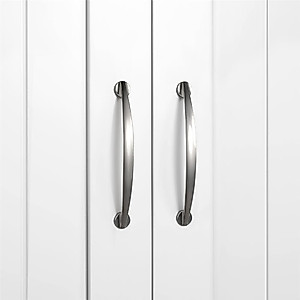 Yaheetech Bathroom Wall Cabinet, Kitchen Storage Cupboard Cabinet with 2 Doors, Wall Mount Storage Cabinet for Bathroom, Kitchen, Living Room, White