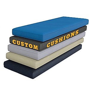 ROFIELTY Outdoor Bench Cushion, Waterproof and Durable Custom Bench Cushion with Ties, Non-Slip Swing Porch Cushion, Patio Garden Bench Cushion,Cushions for Outdoor Furniture